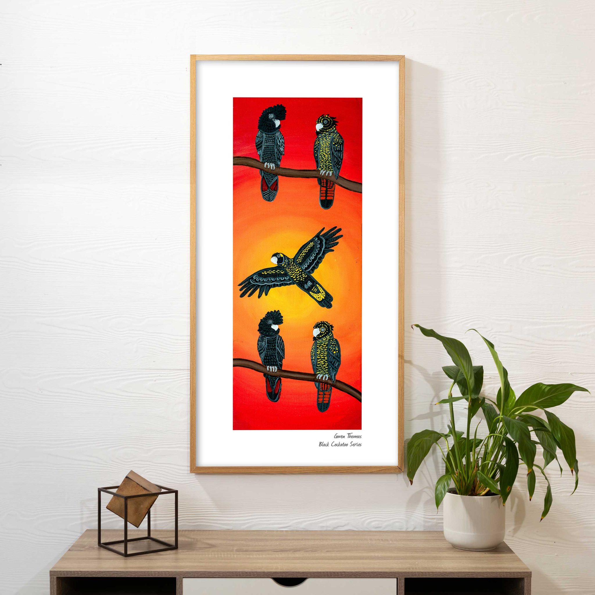 'Black Cockatoo Series' - Gwen Thomas - Cape York Partnership