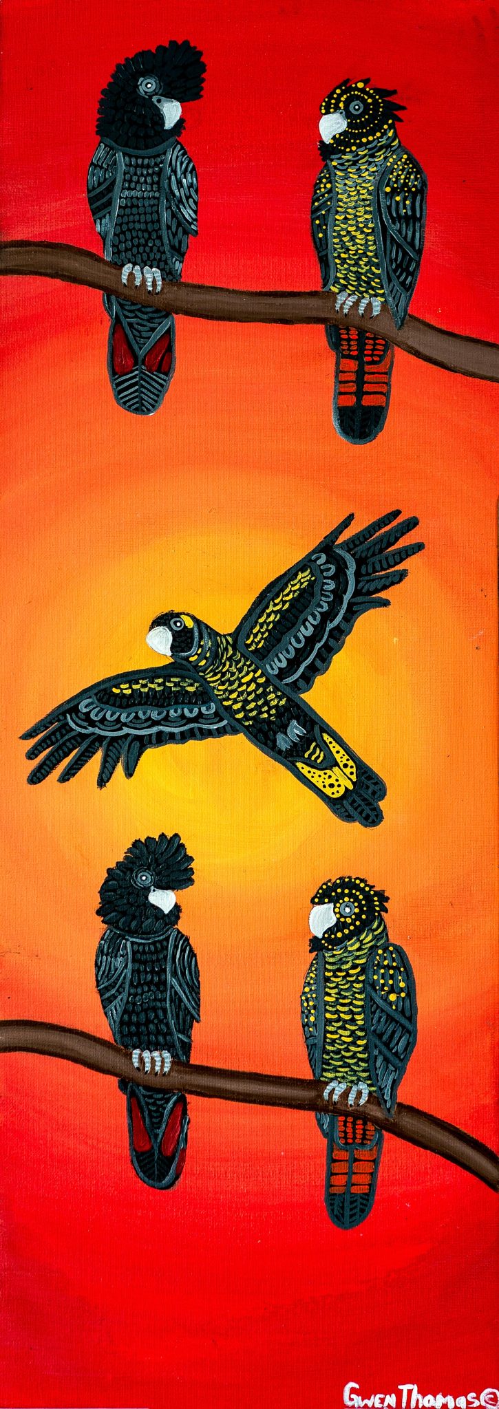 'Black Cockatoo Series' - Gwen Thomas - Cape York Partnership